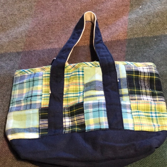 Bags | Madras Plaid Mini Bag | Poshmark